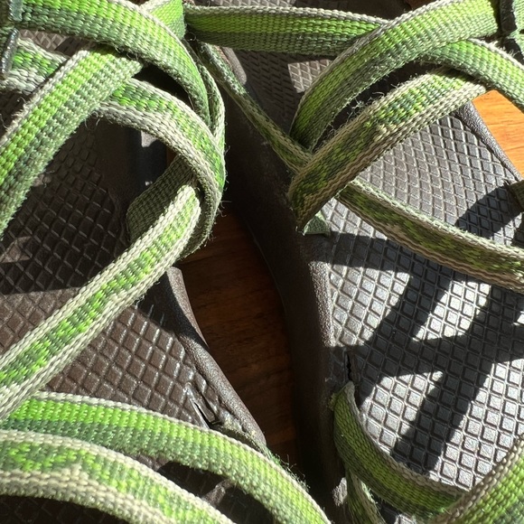 Chaco | Shoes | Womens 8 Chacos Green Double Strap | Poshmark